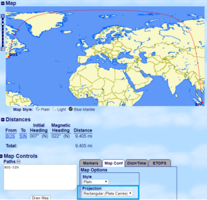 Using Great Circle Mapper to Find Flight Distances – milenomics.com
